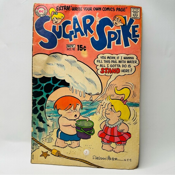 DC Comics | Other | Sugar Spike No 92 Nov 7 Vtg Collectible Dc Superman ...